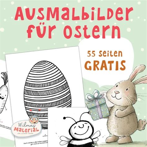 40 coole Ausmalbilder für Ostern zum gratis Download