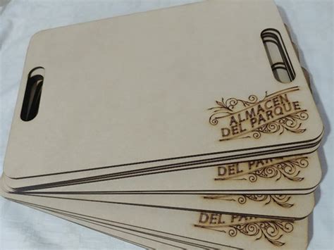 Tabla Picada Fibrofacil Personalizadas 30x20 X 20u AMAPOLA LASER