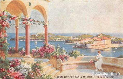 Cpa France Saint Jean Cap Ferrat Vue Sur Saint Hospice