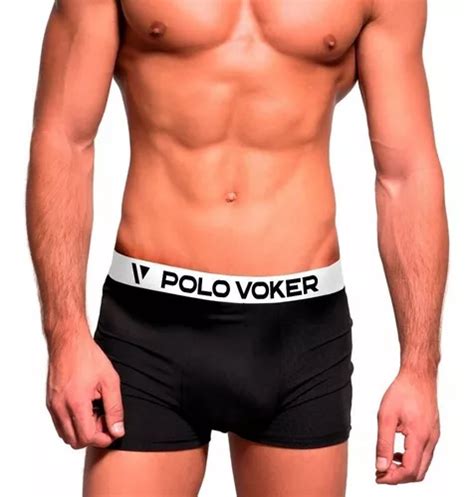 Kit 6 Cuecas Boxer Elástico Bordado Original Polo Voker MercadoLivre