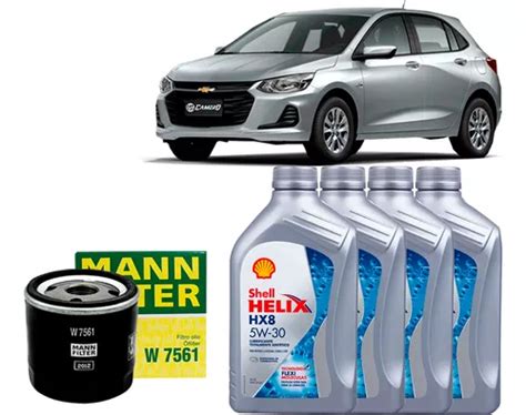 Kit Troca Óleo 5w30 Gm Onix Hatch 1 0 Turbo 2021 2022 2023