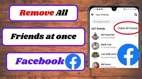 Delete All Friends Or Unfriend All Friends In One Click On Facebook
