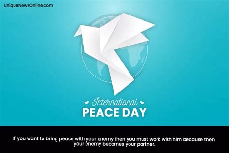 International Day Of Peace 2023 Theme Quotes Wishes Slogans