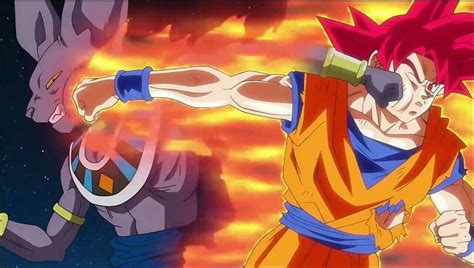 Golpe puño tras puño de Goku y bills Undertaker Dragon Ball Super