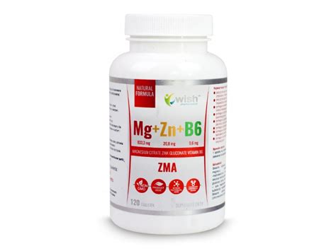 Magnez Cynk witamina B6 120 kapsułek WISH Cena i Opinie w sklepie