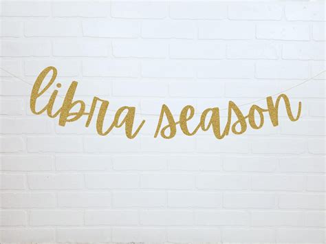 Libra Birthday Banner Libra Season Birthday Adult Birthday Party