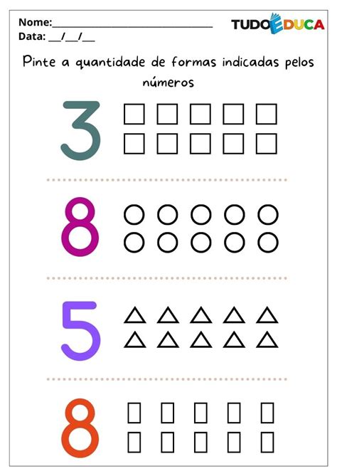 32 Atividades de Matemática para Alunos Autismo Para Imprimir
