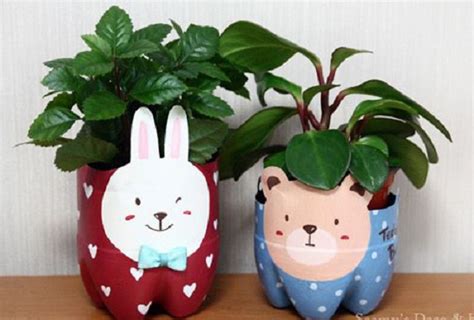 Cara Membuat Pot Bunga Dari Botol Bekas Bibitbunga