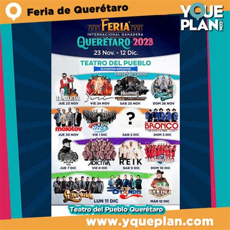 Artistas Teatro del Pueblo Feria de Querétaro 2023