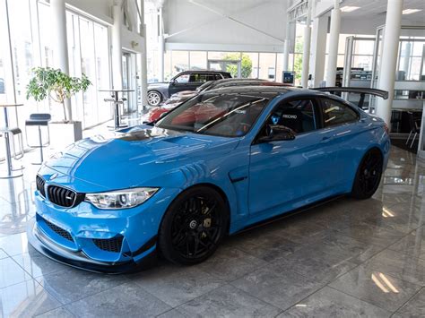 Rare Yas Marina Blue BMW M4 With Custom Modifications Supercar Report