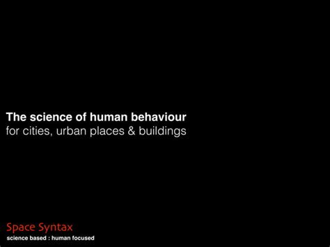 space syntax introduction and overview ppt