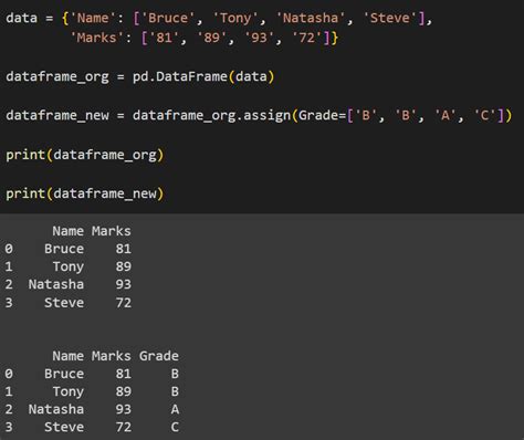4 ways to add a column to dataframe in pandas with examples codeforgeek