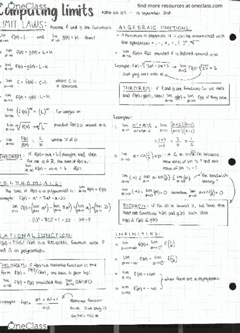 math 104 lecture 5 math 104 103 lecture 5 computing limits oneclass