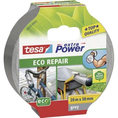 Ruban adhésif toilé tesa extra Power tesa 56432 00002 00 gris L x l