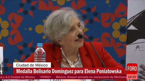 Noelia Jim Nez On Twitter Rt Foro Tv La Escritora Elena Poniatowska