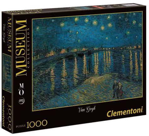 Puzzle Vincent van Gogh Gwiaździsta noc nad Rodanem 1 000 elementów