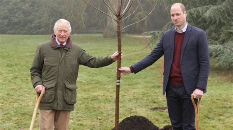 King Charles And Prince William Mark Three Million Trees Being Planted