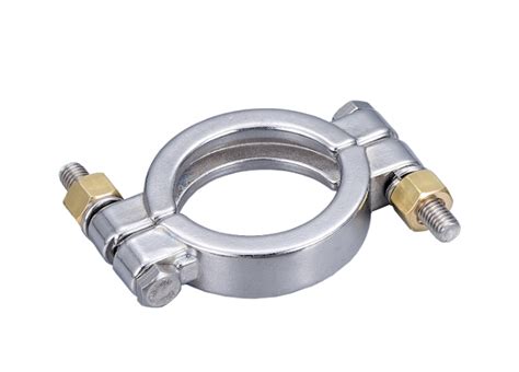 Heavy Duty Double Bolts Sanitary Hygienic Tri Clamp