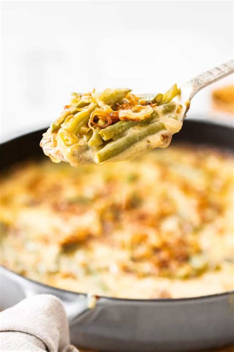 Cheesy Green Bean Casserole Sustainable Cooks