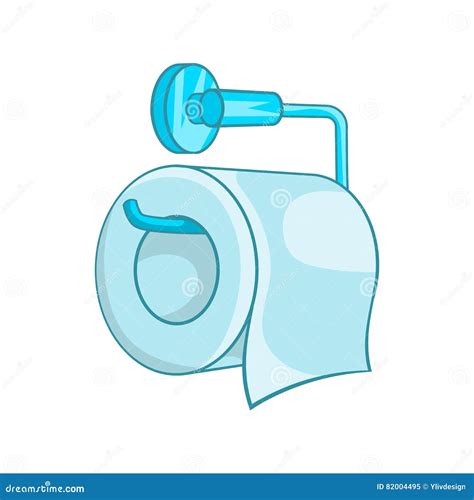 Icono Del Papel Higi Nico En Estilo De La Historieta Ilustraci N Del
