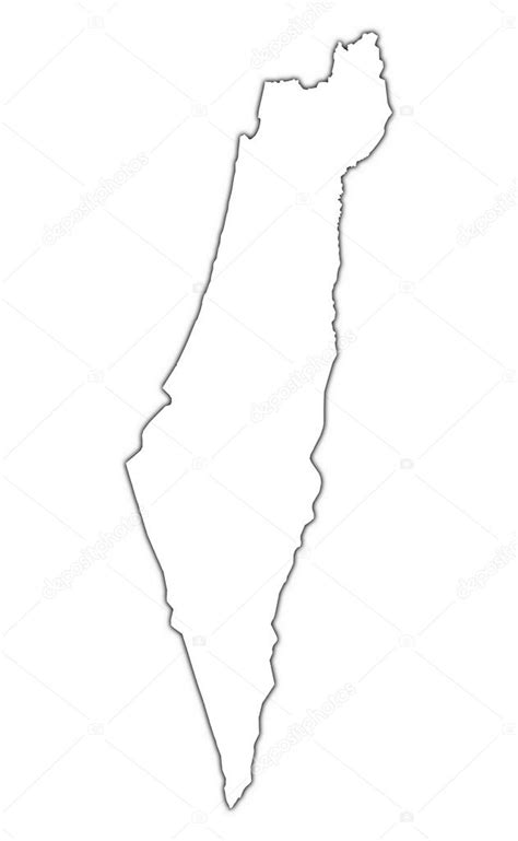 Mapa De Israel Para Colorear
