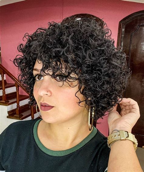 Peruca Wig Curta Importada Cabelo Humano Cacheada Parcelamento