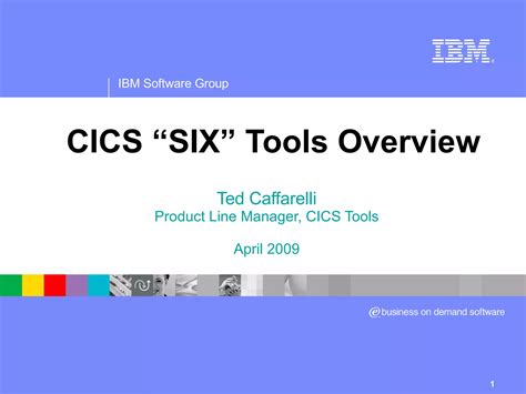 La Cics Tools Overview April Ppt