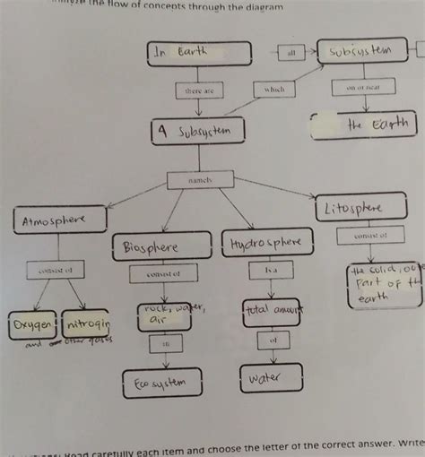B Concept Mapping Directions Complete The Concept Map By Filling In