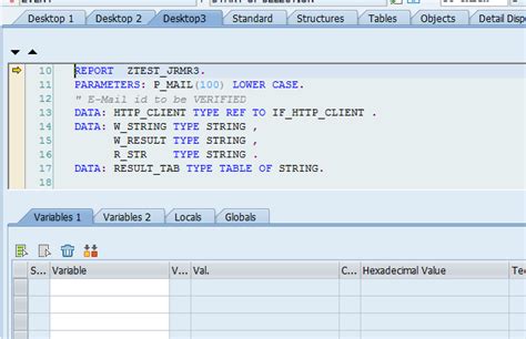 Sap Technical For All ABAP Debugger Controls Session TAB I