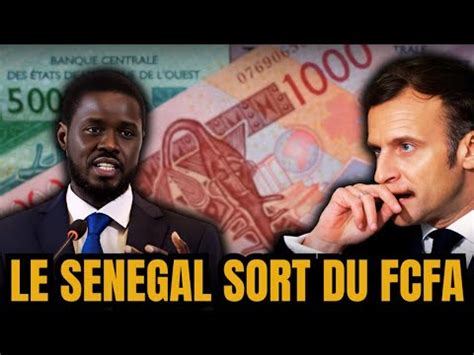 Ind Pendance Mon Taire Le S N Gal Se Pr Pare Sortir Du Franc Cfa