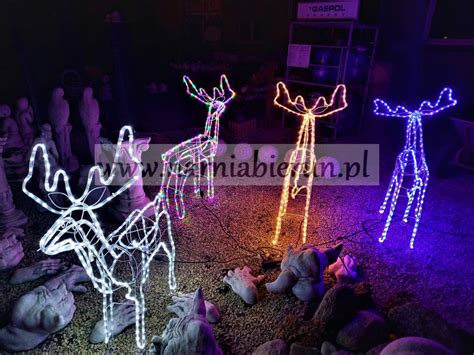 Renifer świecący LED 120 cm 4 kolory PROMOCJA ŚWIĄTECZNA Najlepsze