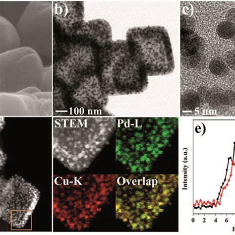 A SEM Image B And C TEM Images D HAADF STEM And EDX Mapping