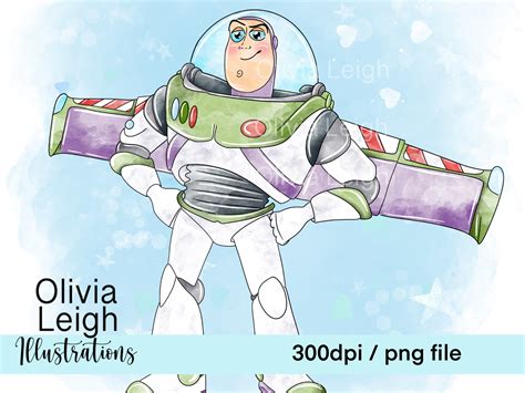 Toy Story Buzz Lightyear Cute Clipart PNG Archivos DIGITAL Etsy México
