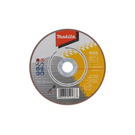 Lot de 5 disques à tronçonner Ø76mm MAKITA D 74815 5