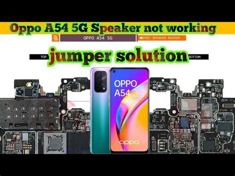 Oppo A54 5g Speaker Not Working Problem Jumper Solution Thesoilboy