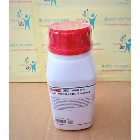 Jual Potato Dextrose Agar For Microbiology Cap 500 ML HIMEDIA GM096 PDA