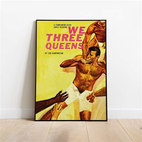 Gay Poster Pulp Cover Art Gay Pulp Poster Lgbtq Gay Queer Art Gay Vintage Poster Magazine