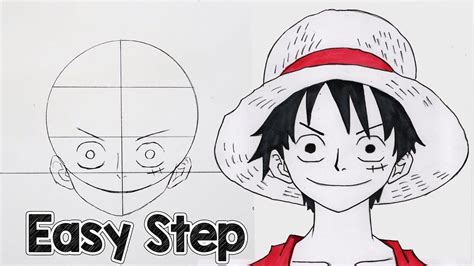 How To Draw Luffy Easy Step By Step My Brilliant Art Dibujos