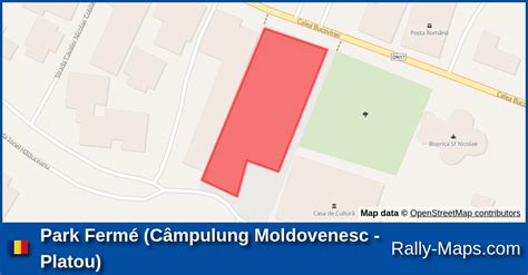Mapa Harmonogram Profil Elewacji Park Fermé Câmpulung Moldovenesc