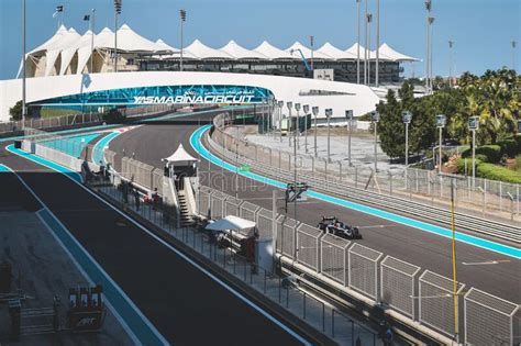 View Of The Yas Marina Circuit Venue In Abu Dhabi United Arab Emirates