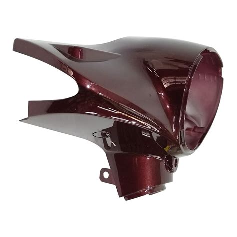 Carcaza Carcasa PLASTICO Cubre Optica Marron Motomel Strato Alpino ORIGINAL