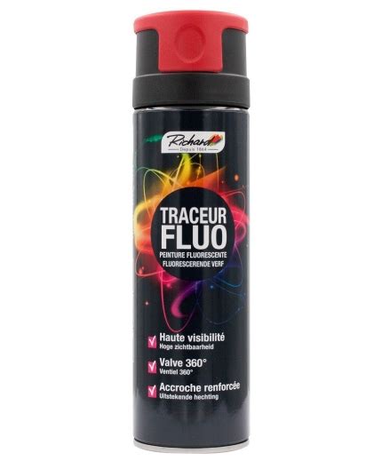 Peinture aérosol fluo rouge Colorants pigments fr