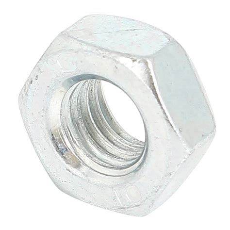 Achat Écrou Frein Tout Métal Acier Zingué Blanc DIN 980 Bricovis