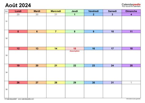 Calendrier Août 2024 à Imprimer Gipsy Kaitlin
