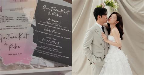 Hé lộ thiệp cưới Puka và Gin Tuấn Kiệt tại TP HCM có quy định đặc biệt