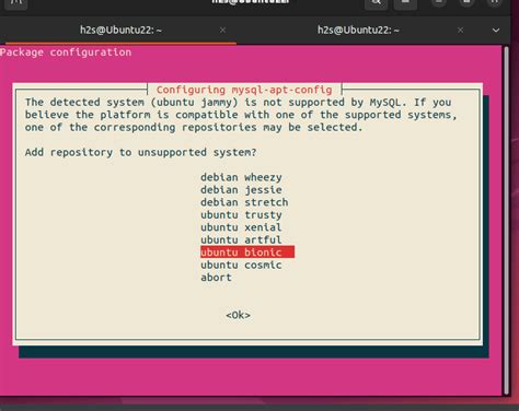 install mysql 5 7 server and client on ubuntu 22 04 lts linux