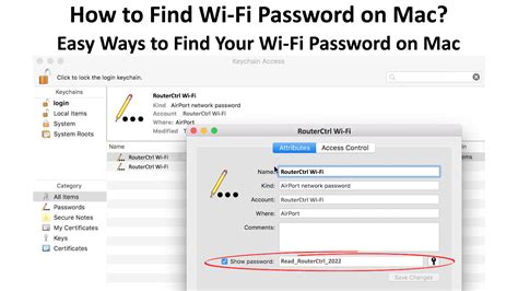 How To Find Wi Fi Password On Mac Easy Ways To Find Your Wi Fi