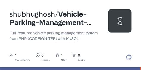 github shubhughosh vehicle parking management system full featured vehicle parking management
