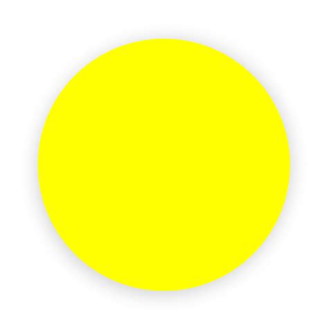 Circulo Amarillo PNG Para Descargar Gratis