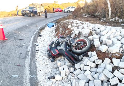 Trágico accidente motociclista pierde la vida en carretera de Oaxaca